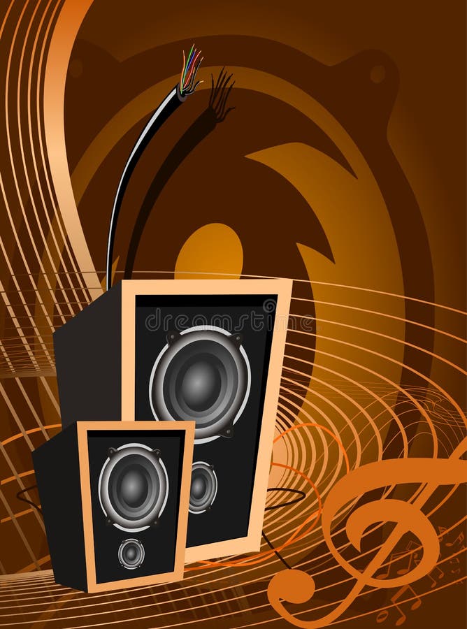 Abstract music design stock vector. Illustration of retro - 20993937
