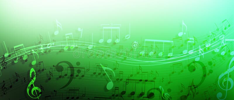 Abstract Music Design Background with Musical Notes Stock Photo - Image ...