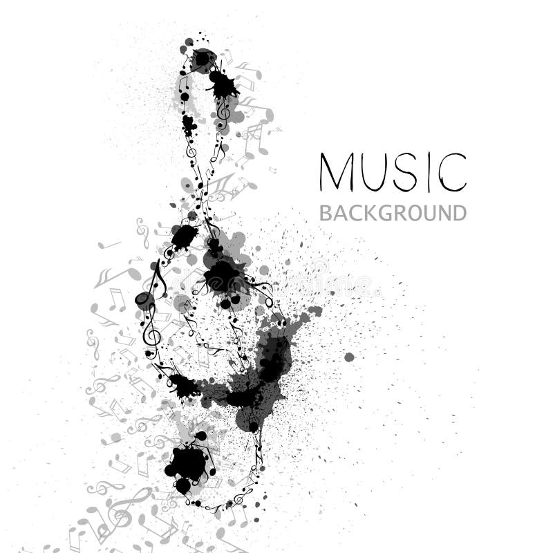 Abstract Music Design stock illustration. Illustration of creative ...