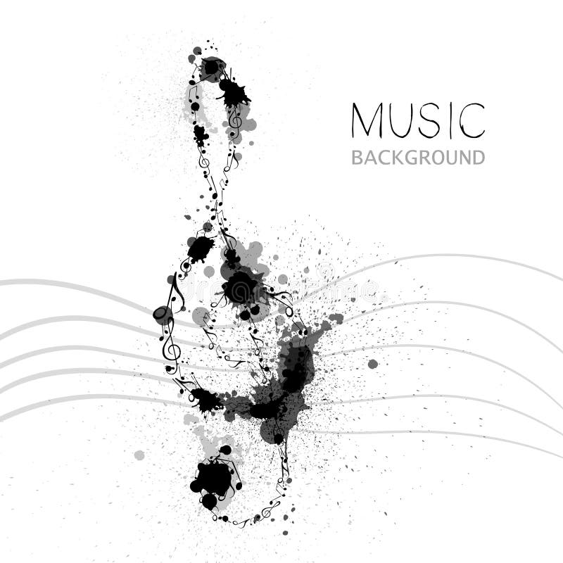 Abstract Music Design stock illustration. Illustration of creative ...