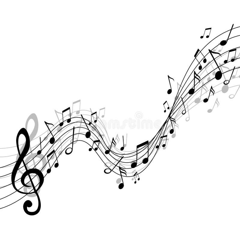 Abstract Music Design stock illustration. Illustration of sheet - 87376154