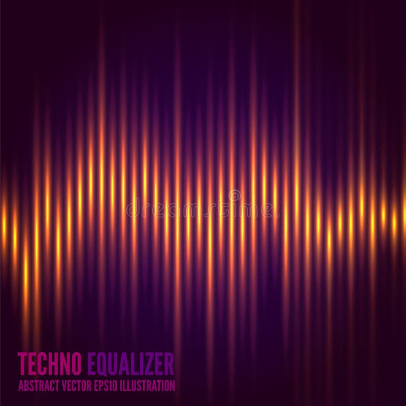 Abstract Equalizer Background Blue Stock Vector - Illustration of blue ...