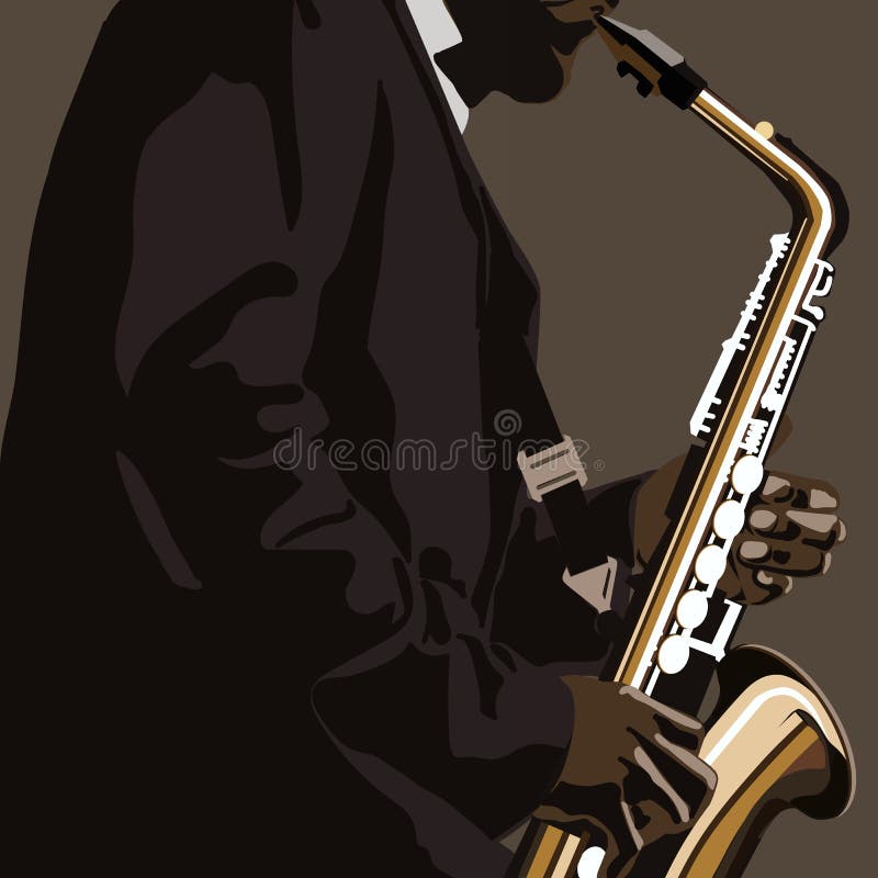 Gray Saxophone Stock Illustrations – 180 Gray Saxophone Stock ...