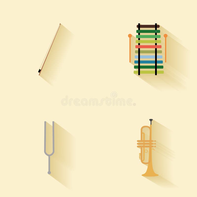 Abstract music instruments stock vector. Illustration of background ...