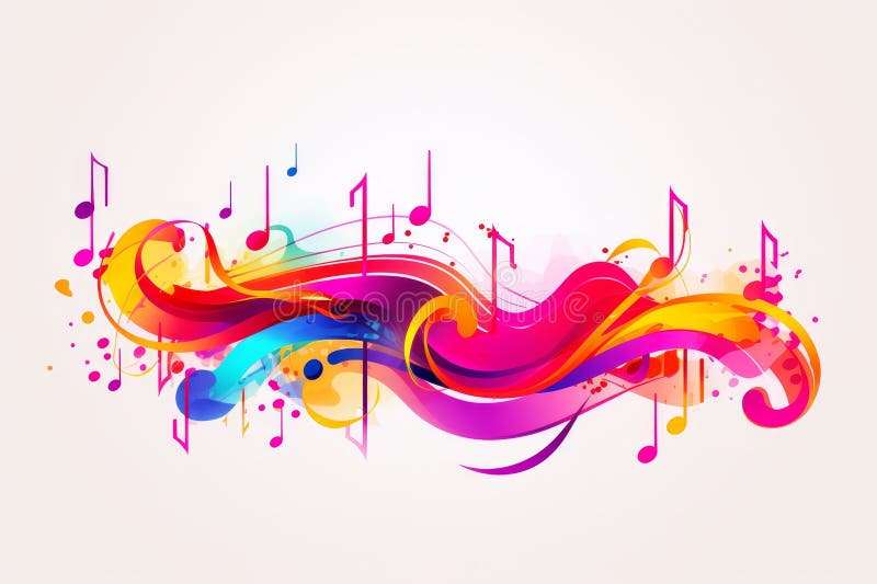 Abstract Music Note Vector Sketch Illustration Continuous Line Art ...
