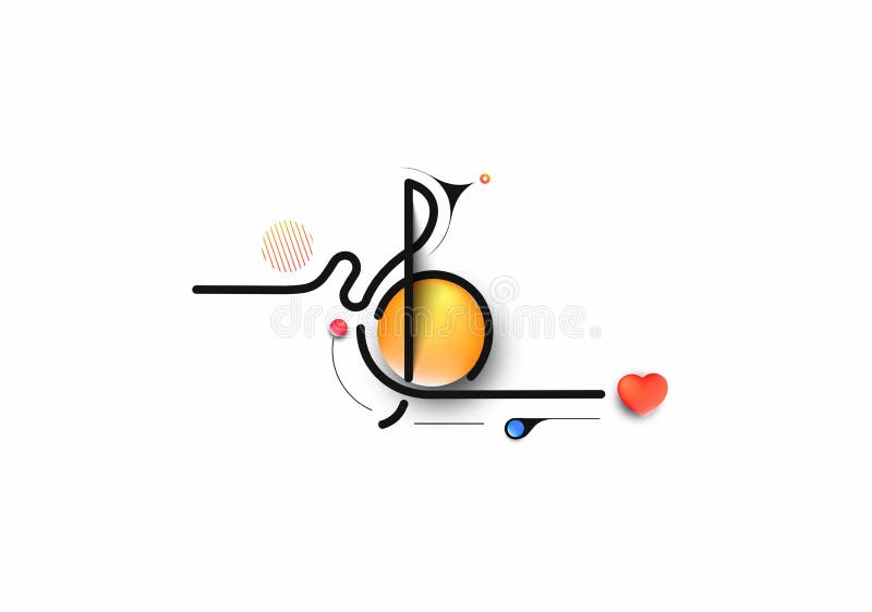 Abstract Music Notes Banner Design Stock Vector - Illustration of note ...