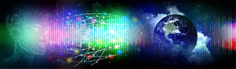 Abstract Music Technology Background Hi-tech Communication Concept ...