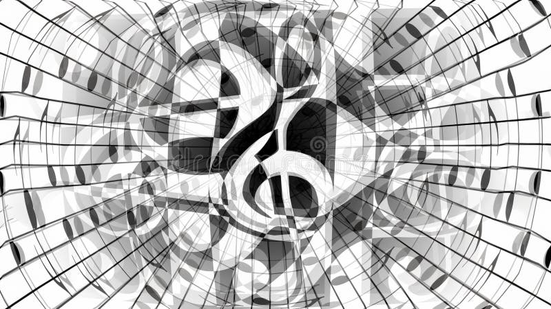 Abstract Music Theme Background with Music Note and Clef, Modern Design ...