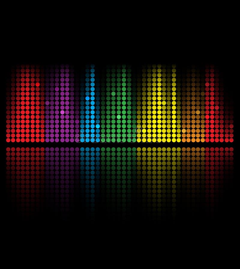 Music Volume Equalizer Computer Technology Concept Business Bac Stock ...