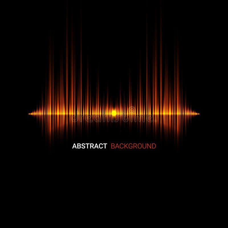 Vector Abstract Music Wave Background Stock Vector - Illustration of ...