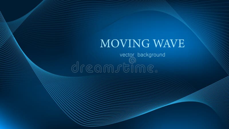 Abstract Music Wave Element for Design. Vector Illustration of Smooth ...