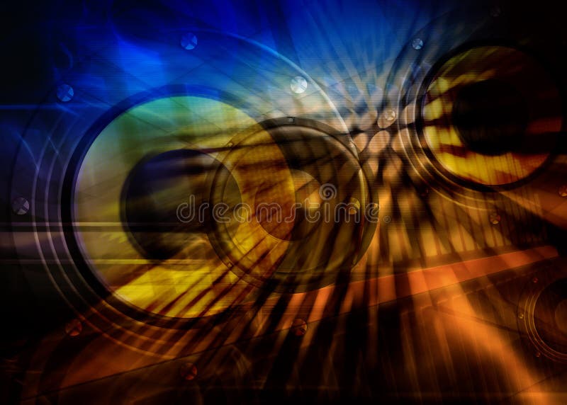 Abstract Musical Background Colorful Stock Vector - Illustration of ...