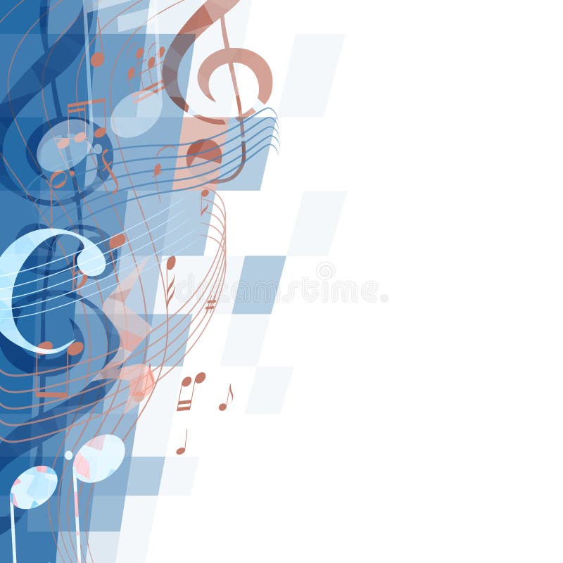 Musical background stock vector. Illustration of design - 23289294