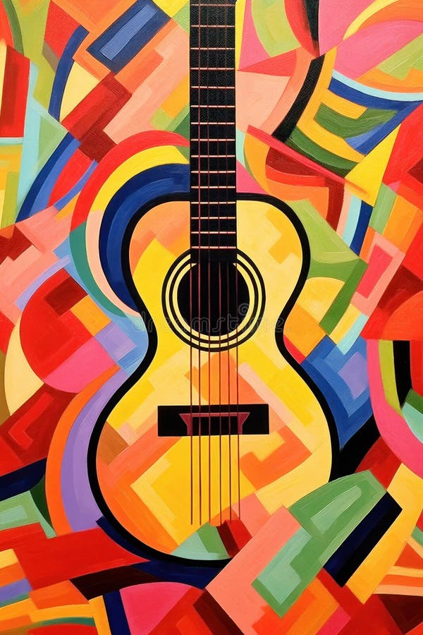 Abstract Musical Concept Artwork in Free Style Stock Illustration ...