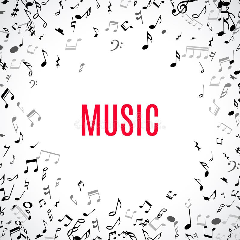 Music Notes Border Frame Stock Illustrations – 1,017 Music Notes Border ...