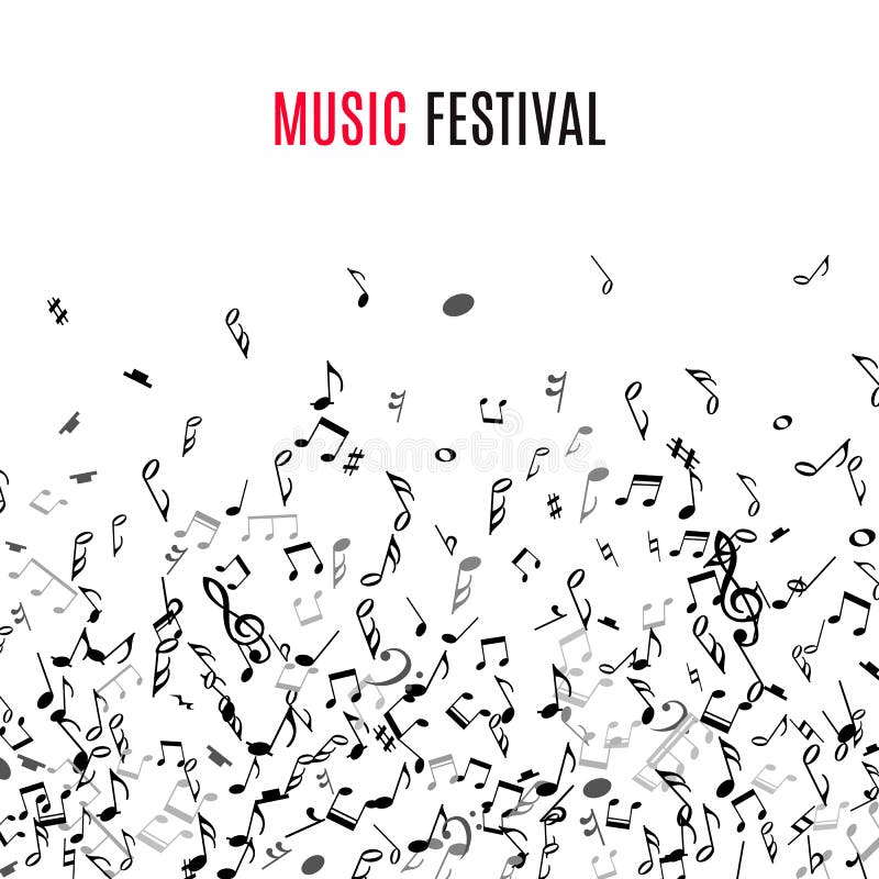 Black White Music Border Stock Illustrations – 2,267 Black White Music ...