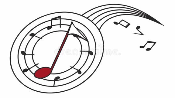 Abstract Musical Meter Design, Rhythm Visualization Tempo, Vector ...
