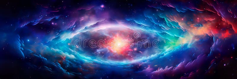 Abstract a Mystical Portal Where Starlight is Used To Access Different ...