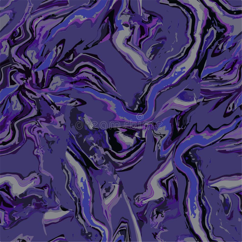 Abstract Mystical Violet Background with Fluid Art Texture and Marble ...