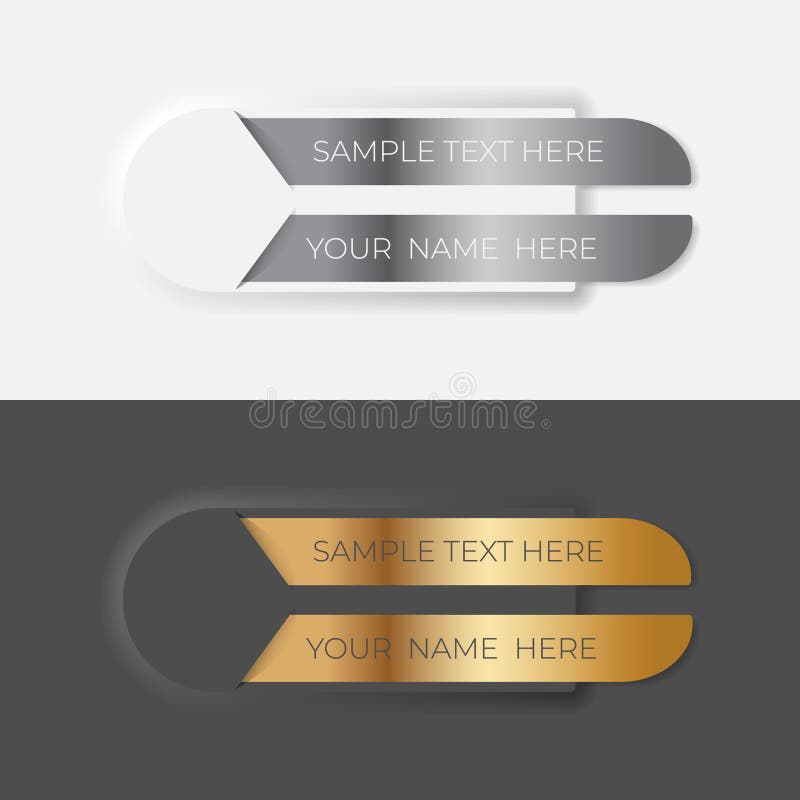 Abstract Name List with Sample Text. Name Tag, Name Card, List of Names ...