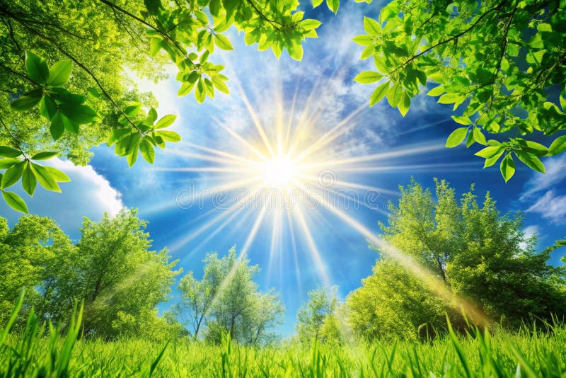 Brightnaturalsunlightbackground Stock Illustrations – 2 ...