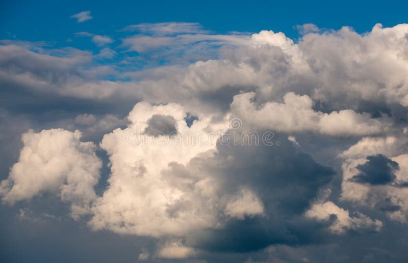 Abstract Natural Background with Clouds Stock Image - Image of copy ...