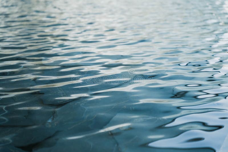 Abstract Natural Background of Ripples on the Water Stock Image - Image ...