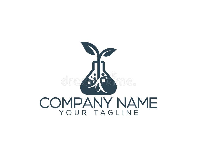 Abstract Natural Experiment Logo Design Concept. Stock Vector ...