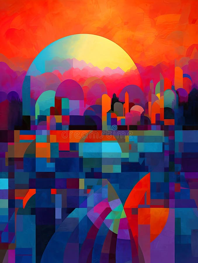 Cubism Landscape Stock Illustrations – 806 Cubism Landscape Stock ...