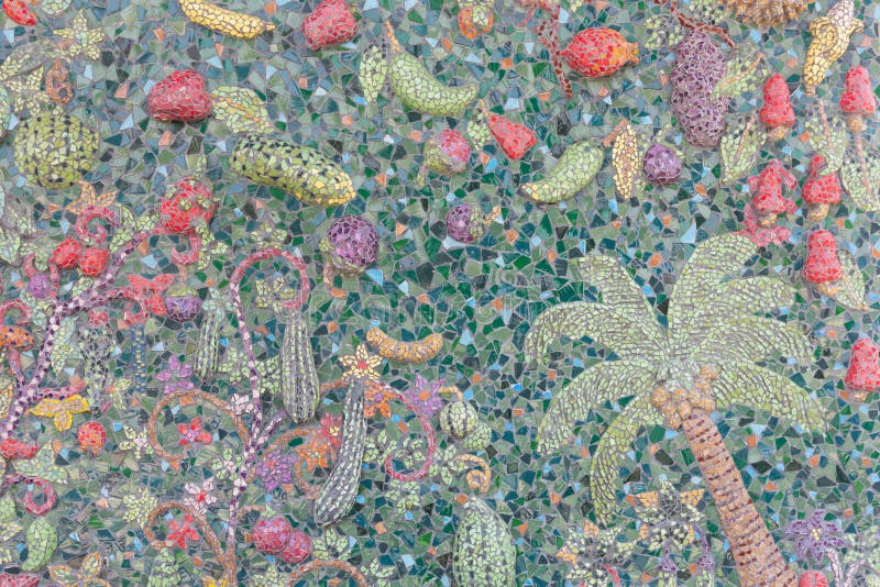 Abstract, Natural Pattern Ceramic Tile Stock Image - Image of flower ...