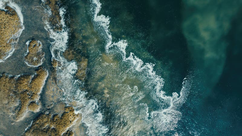 Abstract Natural Pattern on the River Stock Photo - Image of flow, view ...