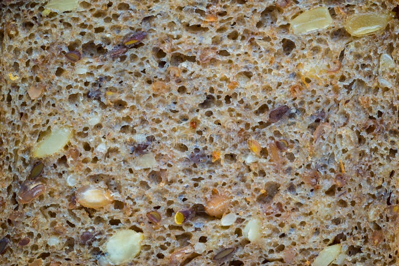 Natural Texture of Grain Bread Stock Image - Image of blank, space ...