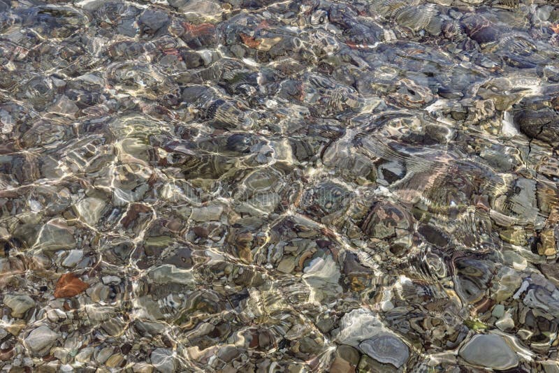 Abstract Natural Texture. Shallow Water, Background Stock Photo - Image ...
