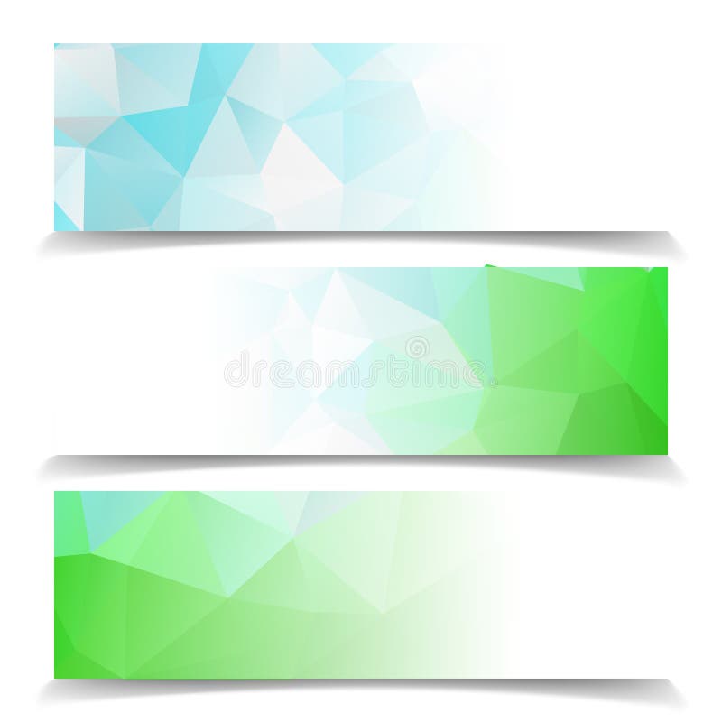 Abstract Natural Triangular Polygonal Banners Set Stock Vector ... Abstract Natural Triangular Polygonal Banners Set Stock Vector ...