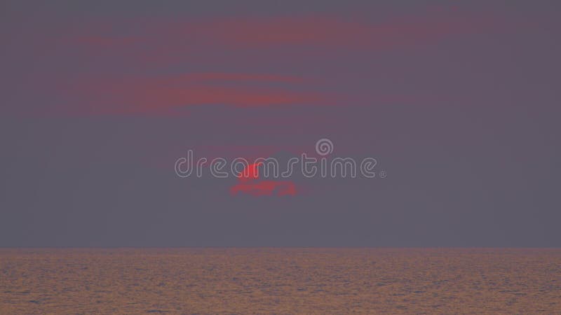 Abstract Nature Background.Sunset with Red Color Light Rays Stock ...