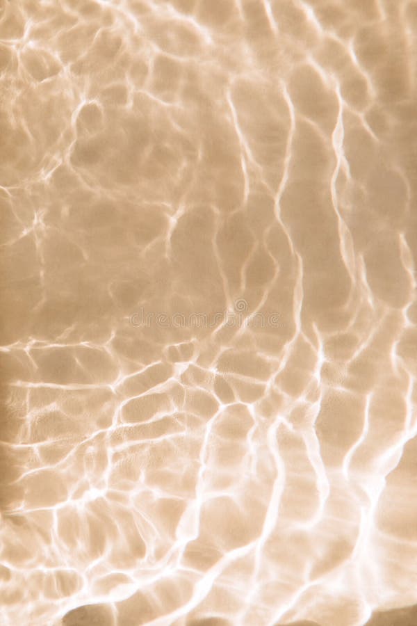 Abstract Nature Background, Water Waves with Sun Reflection. Clear ...