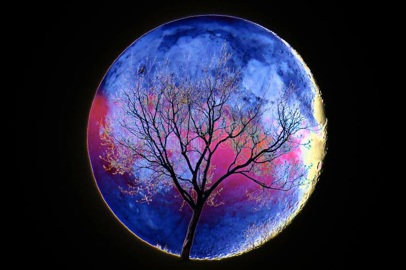 Colorful Sun and Moon stock photo. Image of graphic, close - 18292824