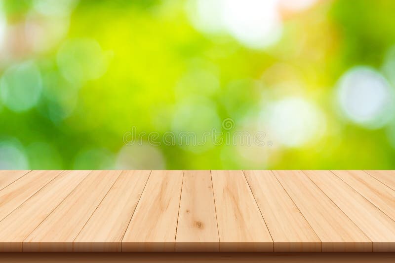 Abstract Nature Blurred Background and Wooden Floor Stock Image - Image ...