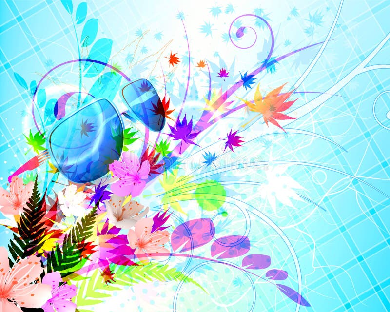 Abstract Nature Collage stock vector. Illustration of beautiful - 23814312