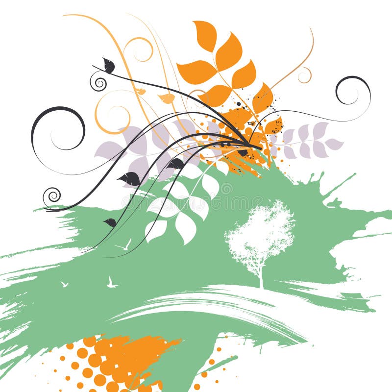 Abstract nature design stock vector. Illustration of leaf - 15911303