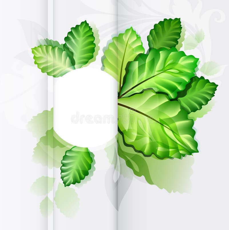 Abstract Nature Leaf Ecology Stock Vector - Illustration of bright ...