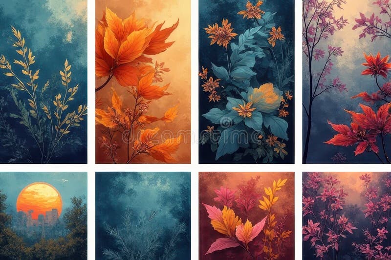 Abstract Nature Patterns - Texture Compositions for Designers Stock ...