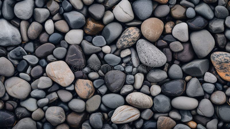 Abstract Nature Pebbles Background. Blue Pebble Texture. Stone ...