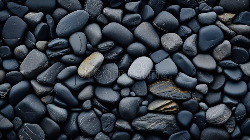 Abstract Nature Pebbles Background. Blue Pebble Texture. Stone ...