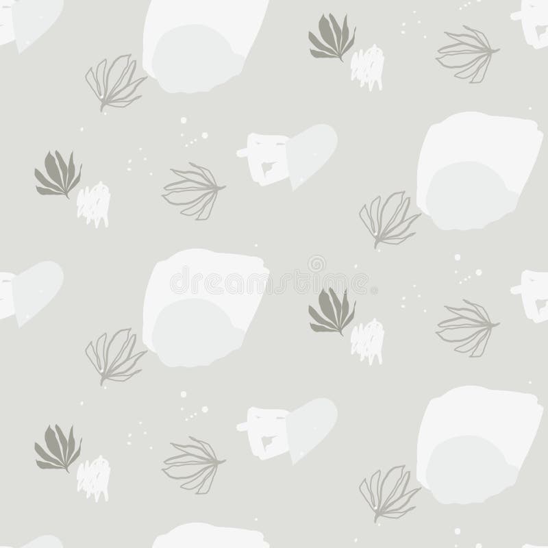 Abstract Nature Shapes Seamless Pattern. Background for Paper Wrap ...