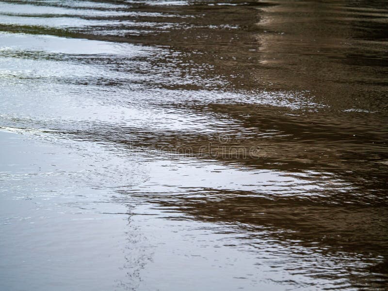 Abstract Nature Texture of River Surface, Calm Water with Ripples and ...