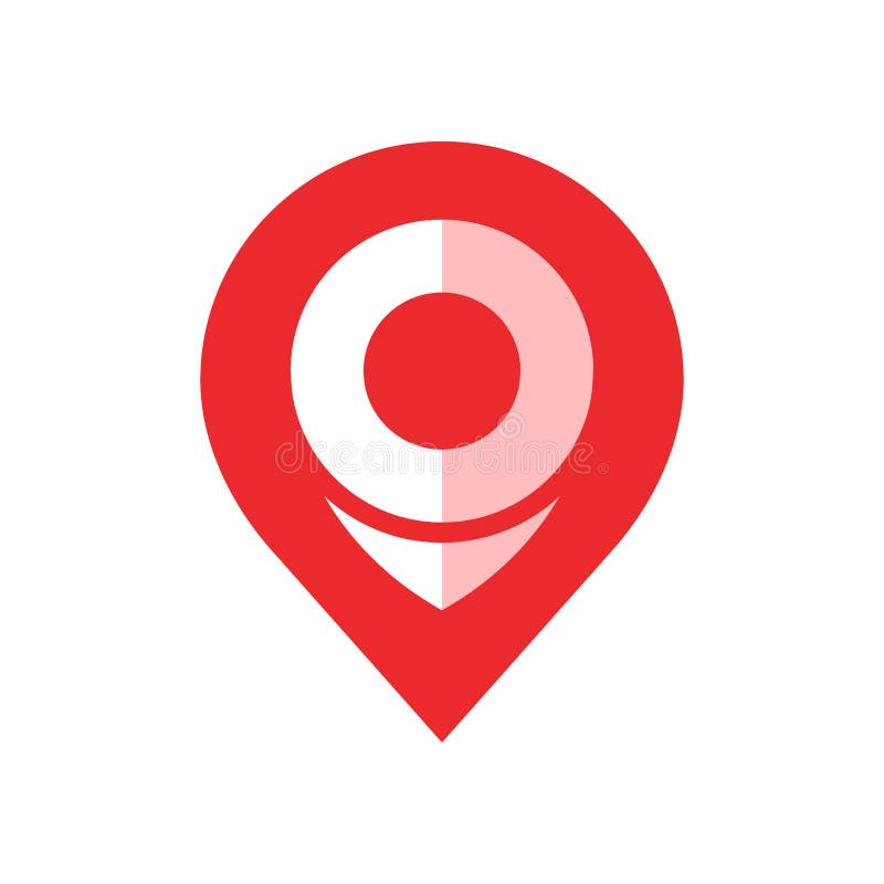 Location Point Logo Design, Gps Pointer Symbol, Map Pin Icon - Vector ...