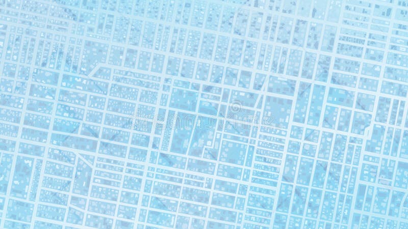 Abstract Navigation Plan of Urban Area. Generic City Map with Signs of ...
