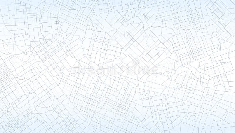 Abstract Navigation Plan of Urban Area. Generic City Map of Streets ...