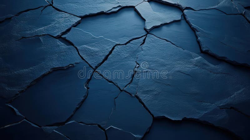 Abstract Navy Blue Slate Texture with Cracks for Design and Wallpaper ...